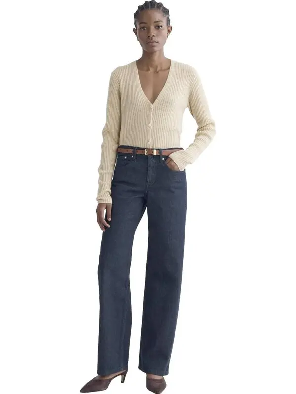 Everlane Column Organic Cotton Jean - Pure Blue | 33" Inseam